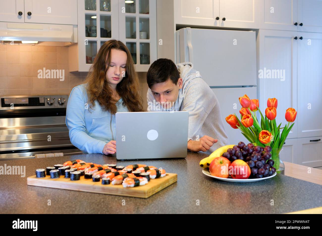 choose movie show set up laptop repair teenagers prepared to watch ...