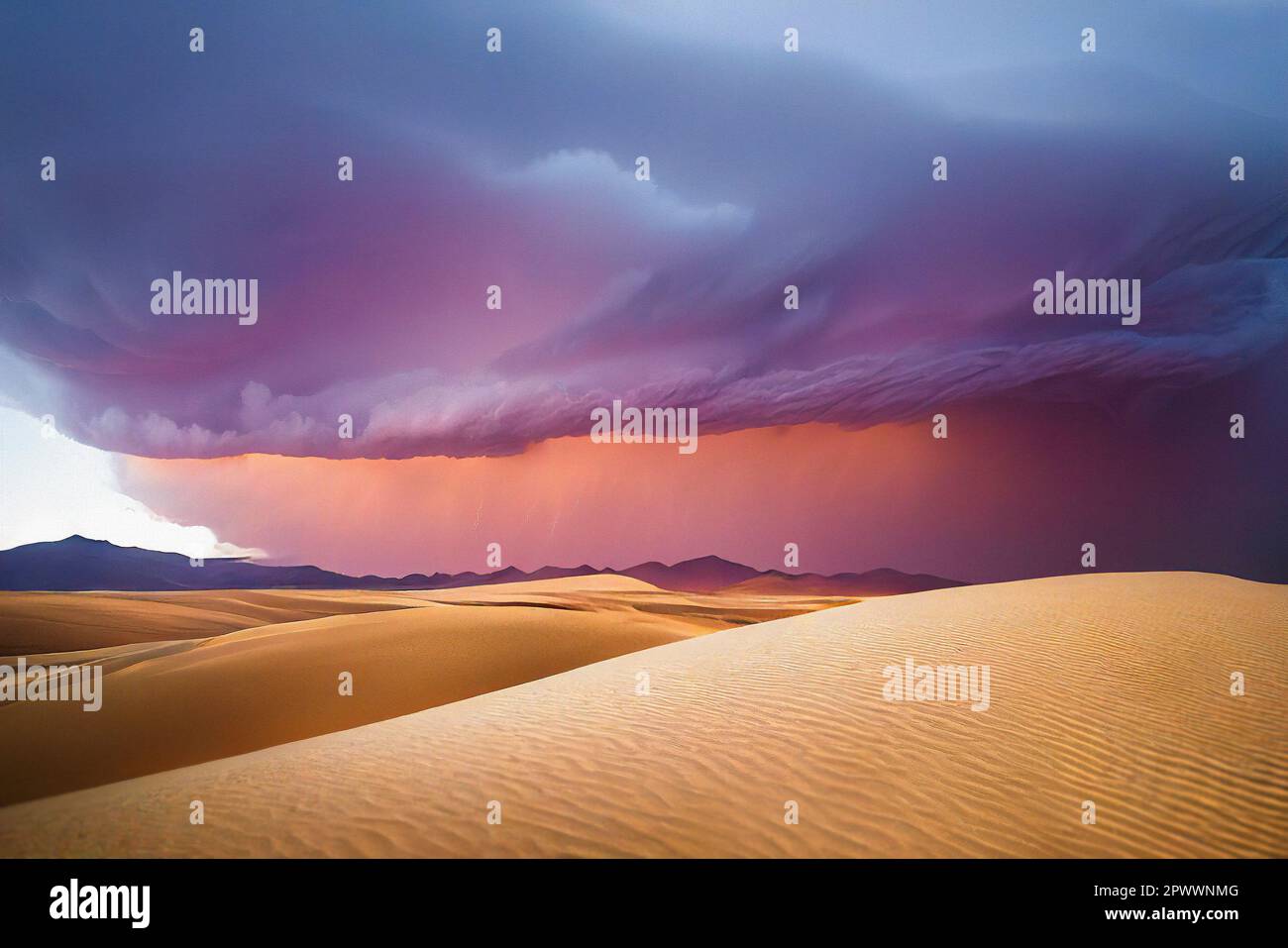 Thunder and lightning over arizona hi-res stock photography and images ...
