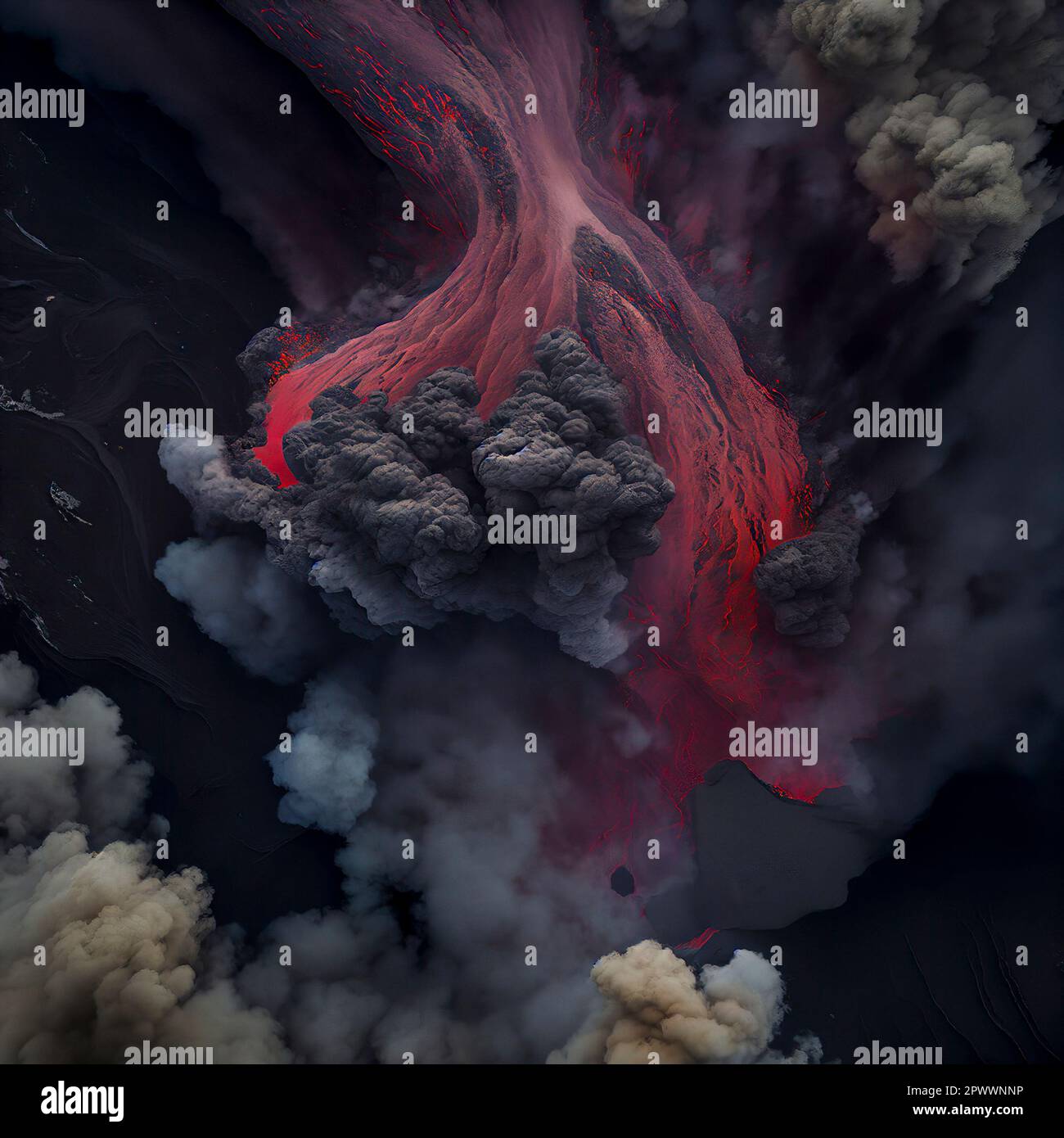 Billowing smoke explosion hi-res stock photography and images - Alamy