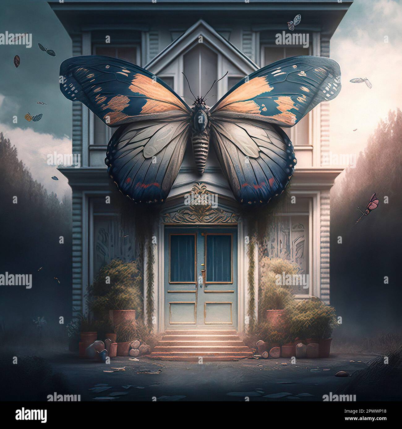 Horror story book cover hi-res stock photography and images - Alamy