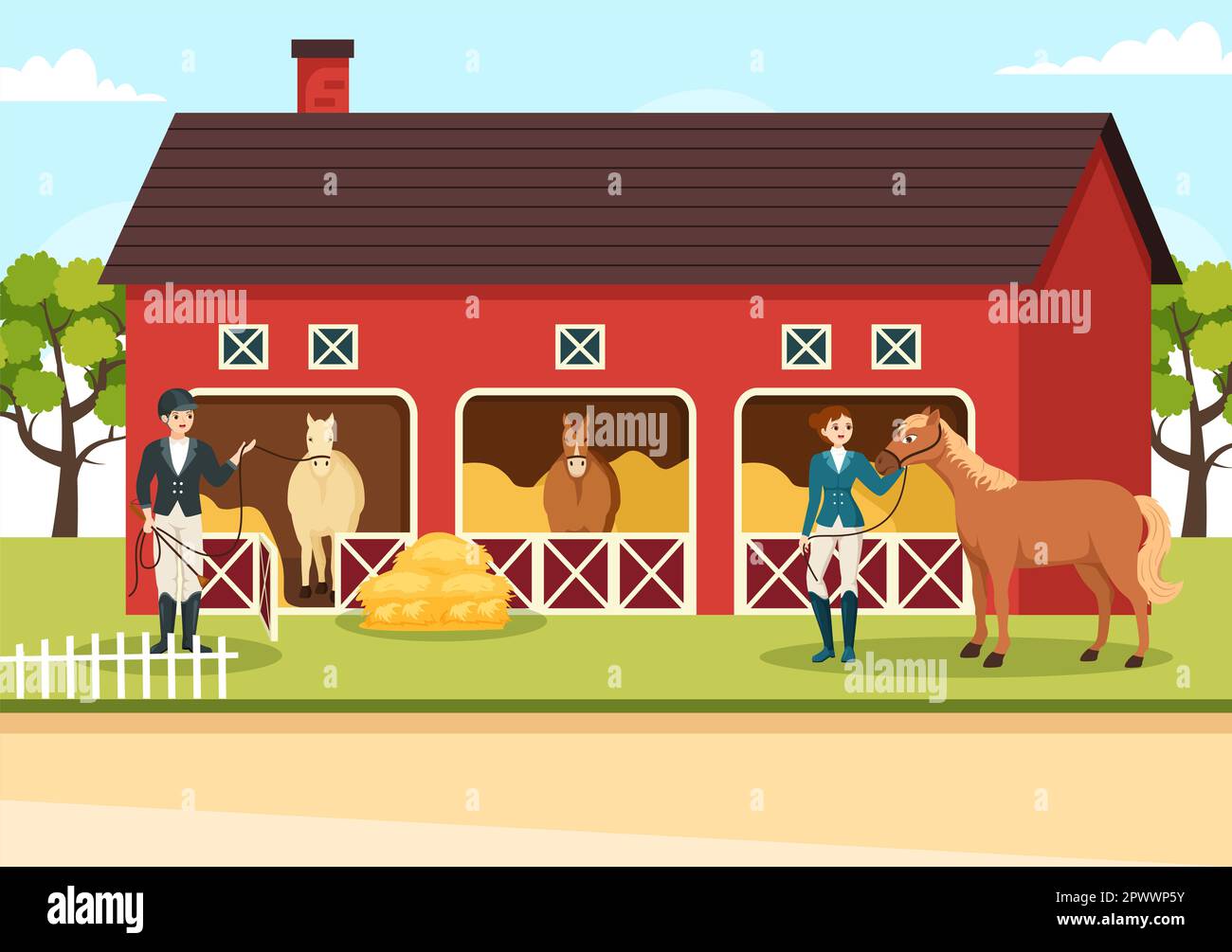 Horse Stall Clipart