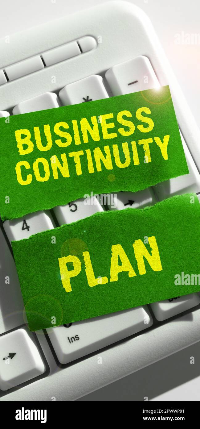 Conceptual display Business Continuity Plan, Business concept creating ... Conceptual display Business Continuity Plan, Business concept creating ...