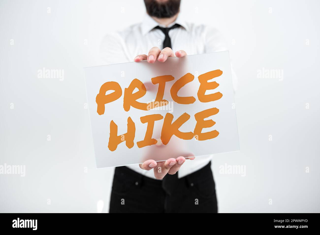 Conceptual caption Price Hike, Business overview sum of values that ...