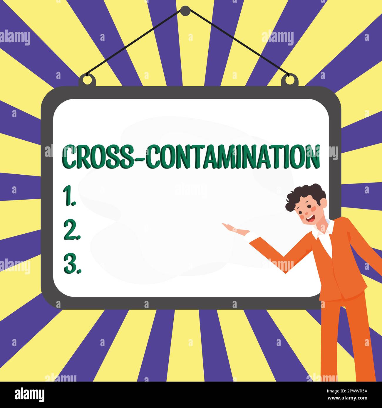 Text sign showing Cross Contamination, Word for Unintentional ...