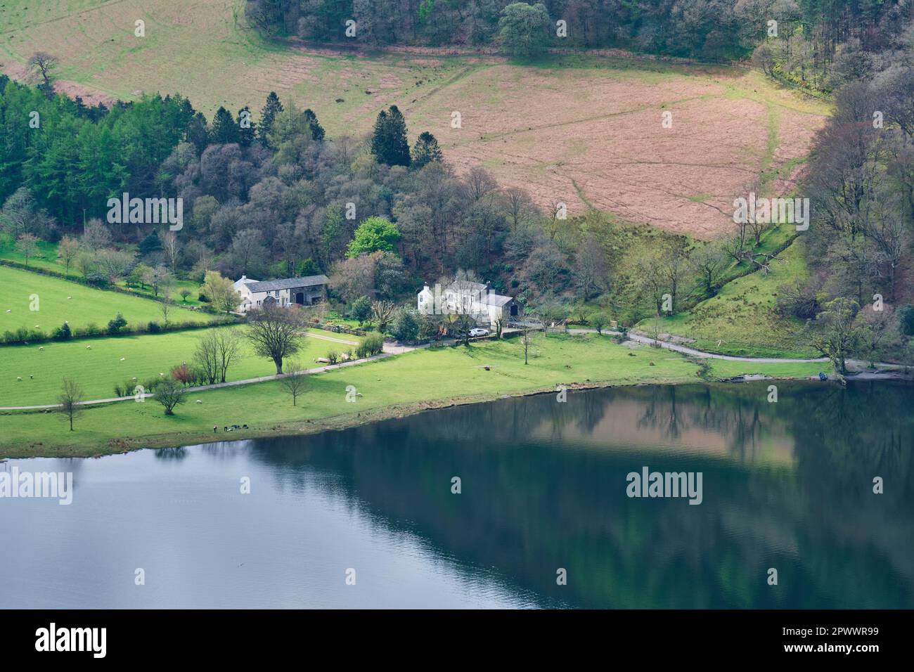 Farm lake district hi-res stock photography and images - Alamy