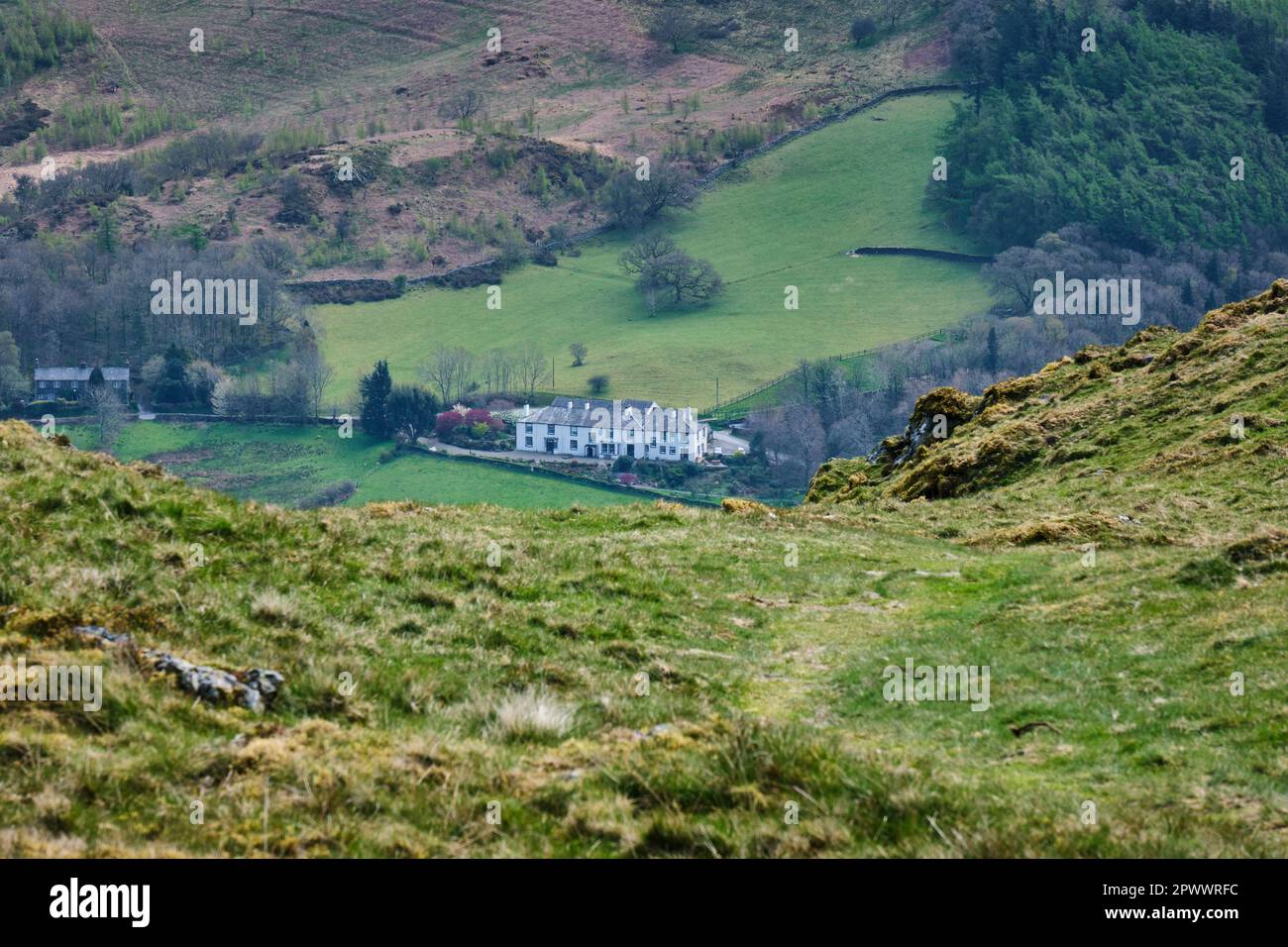 Scale Hill Hotel, Crummock Water, Lake District, Cumbria Stock Photo ...