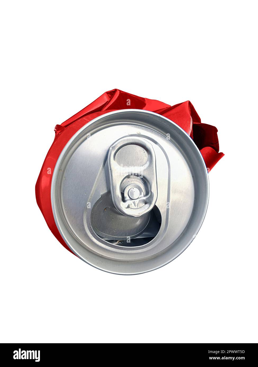 Compressed cans isolated on a white background Stock Photo - Alamy