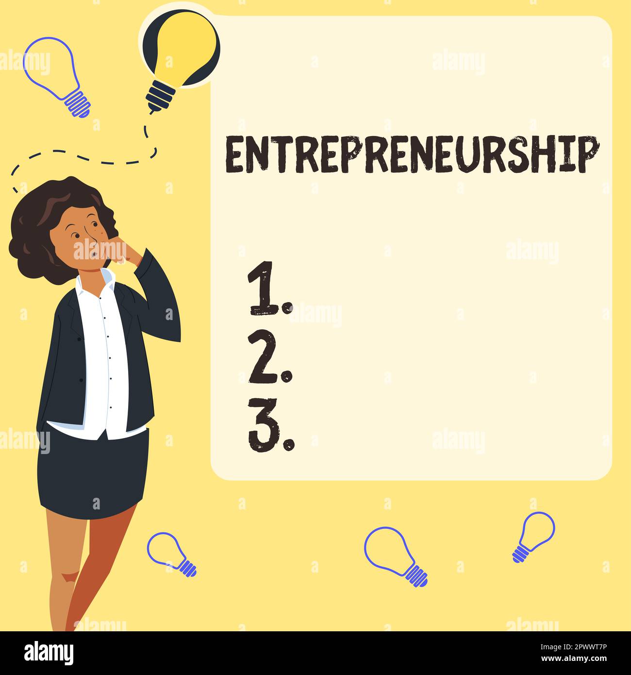 Inspiration showing sign Entrepreneurship, Business idea Process of ...