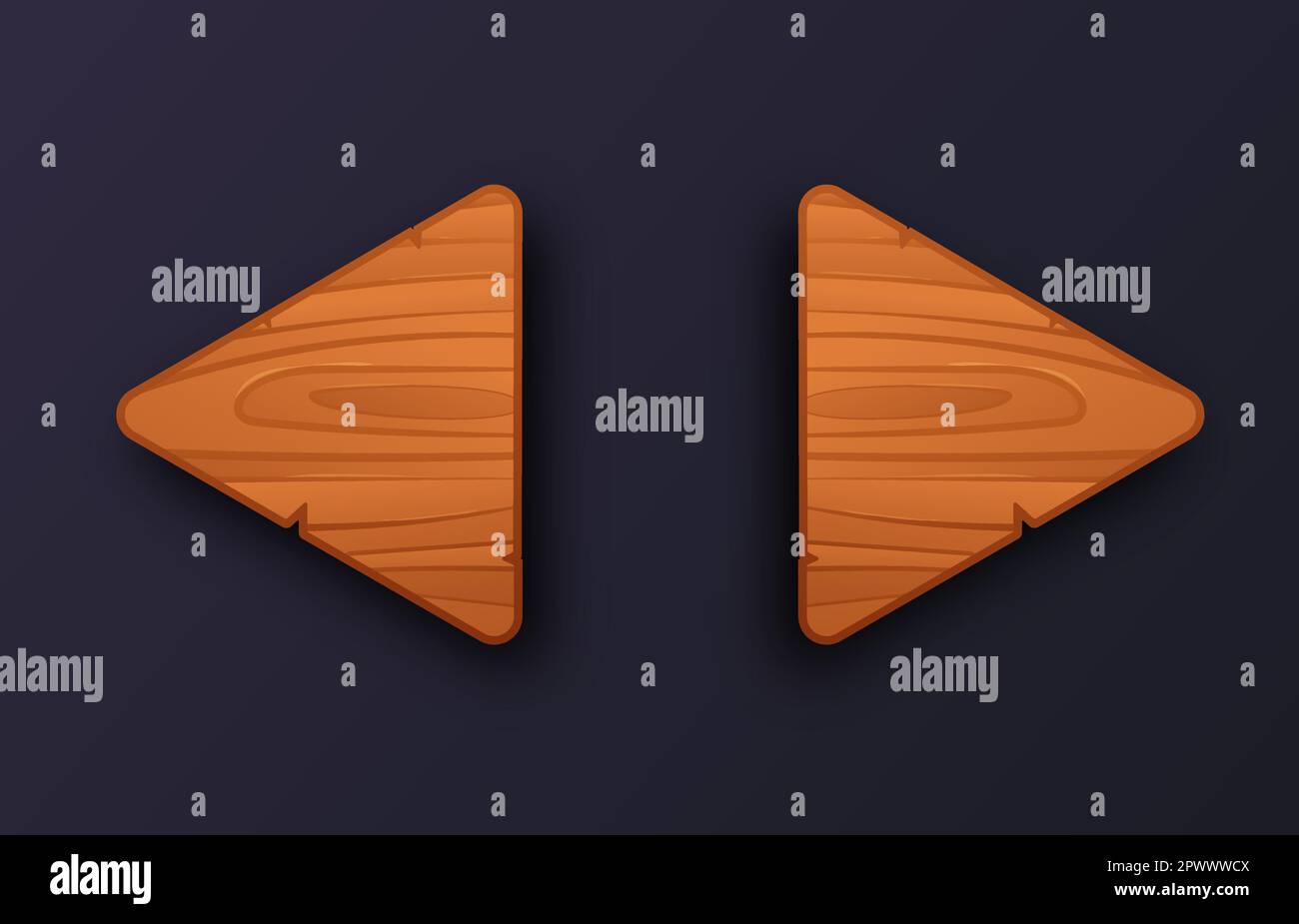 Wooden signboard game menu Stock Vector Images - Alamy