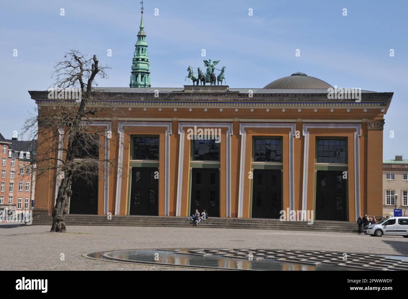 Copenhagen /Denmark/01 May 2023/ Thorvaldsens Museum building in danish ...