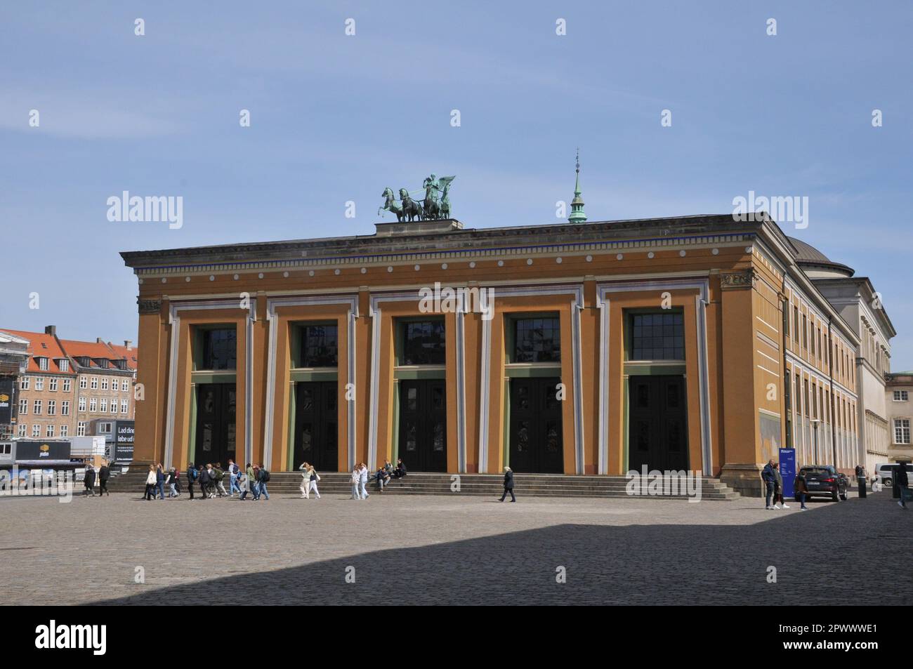 Copenhagen /Denmark/01 May 2023/ Thorvaldsens Museum building in danish ...