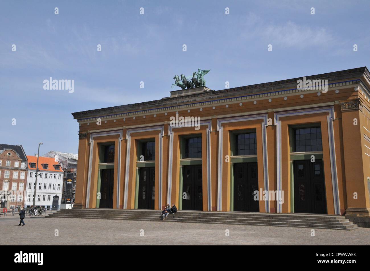 Copenhagen /Denmark/01 May 2023/ Thorvaldsens Museum building in danish ...