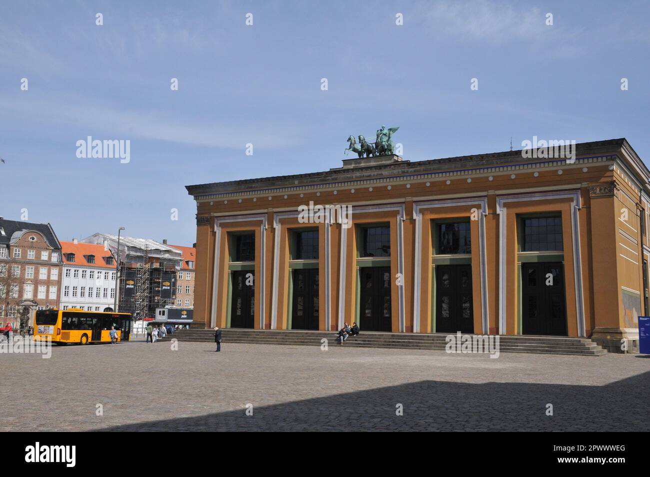 Copenhagen /Denmark/01 May 2023/ Thorvaldsens Museum building in danish ...