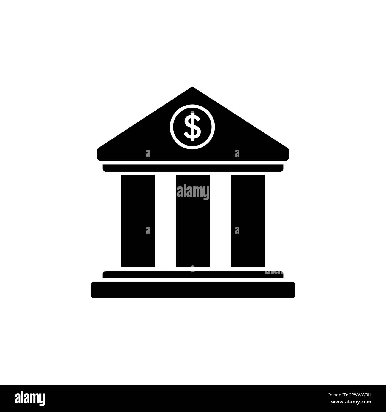 Bank icon vector. bank icon symbol Stock Vector Image & Art - Alamy