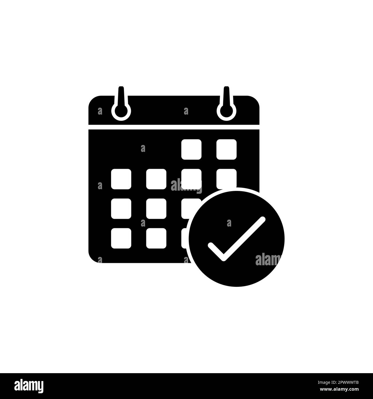 calendar icon vector. Calender symbol Stock Vector Image & Art - Alamy