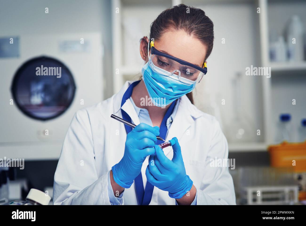 Blood face contemporary hi-res stock photography and images - Alamy