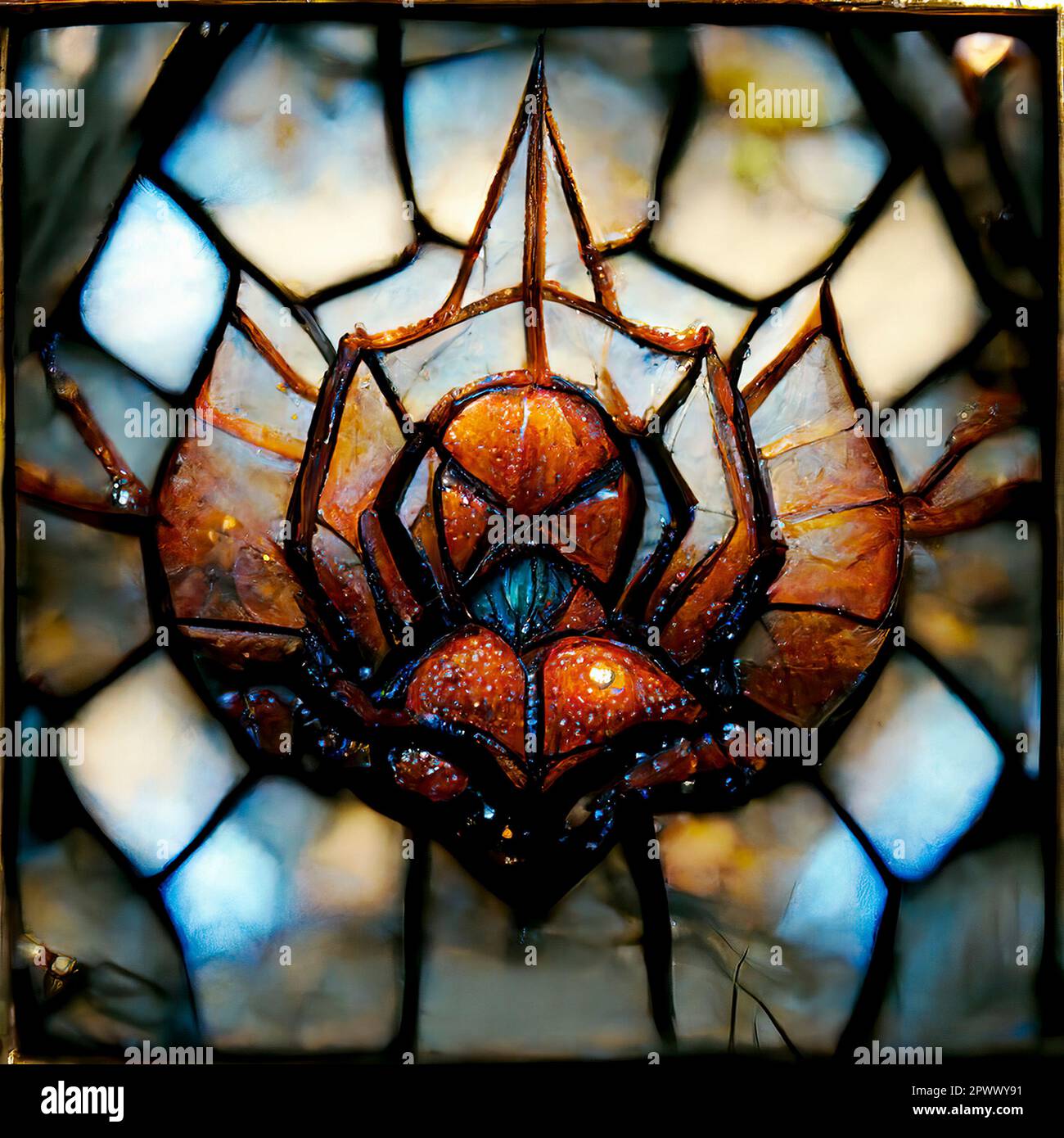 Horror stained glass hi-res stock photography and images - Alamy