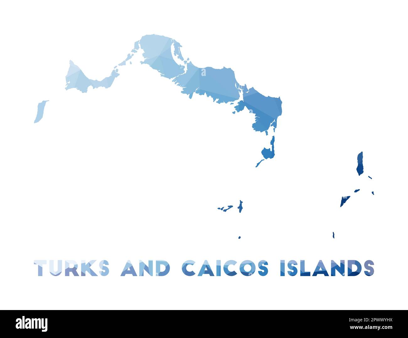 North caicos map hi-res stock photography and images - Alamy