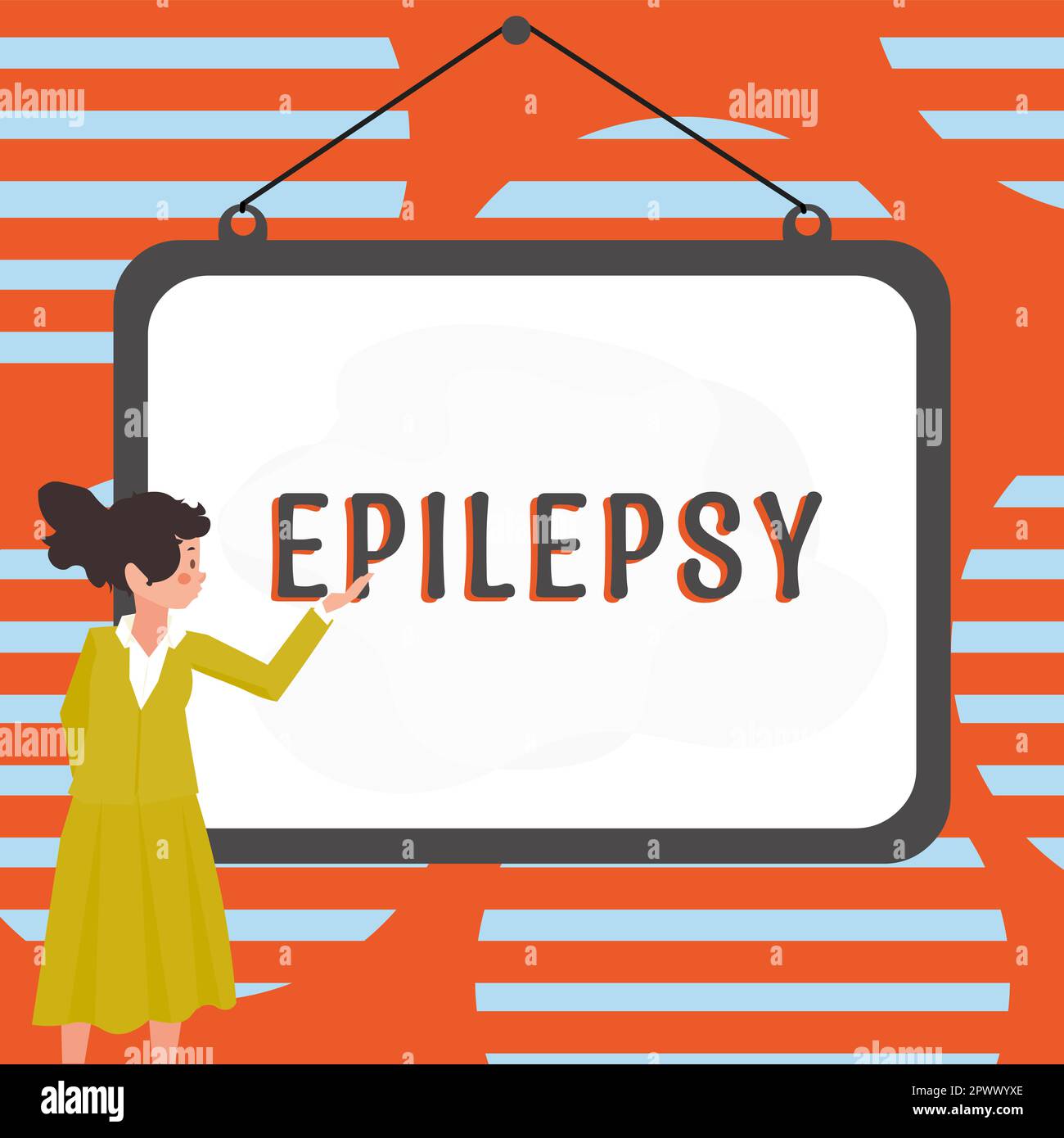 Conceptual caption Epilepsy, Word for Fourth most common neurological ...