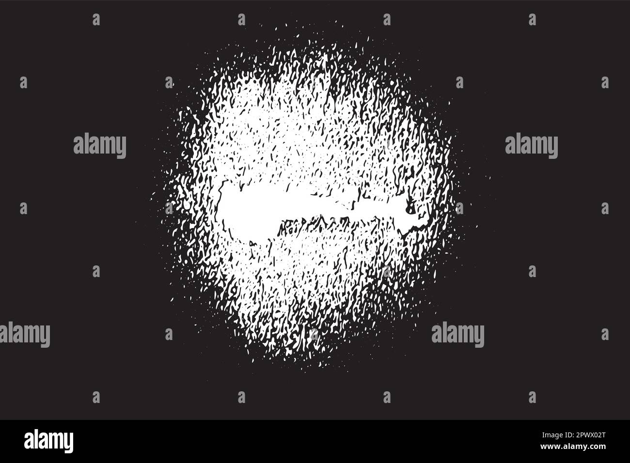 Cracked and peeling paint on the wall vector texture overlay. Abstract ...