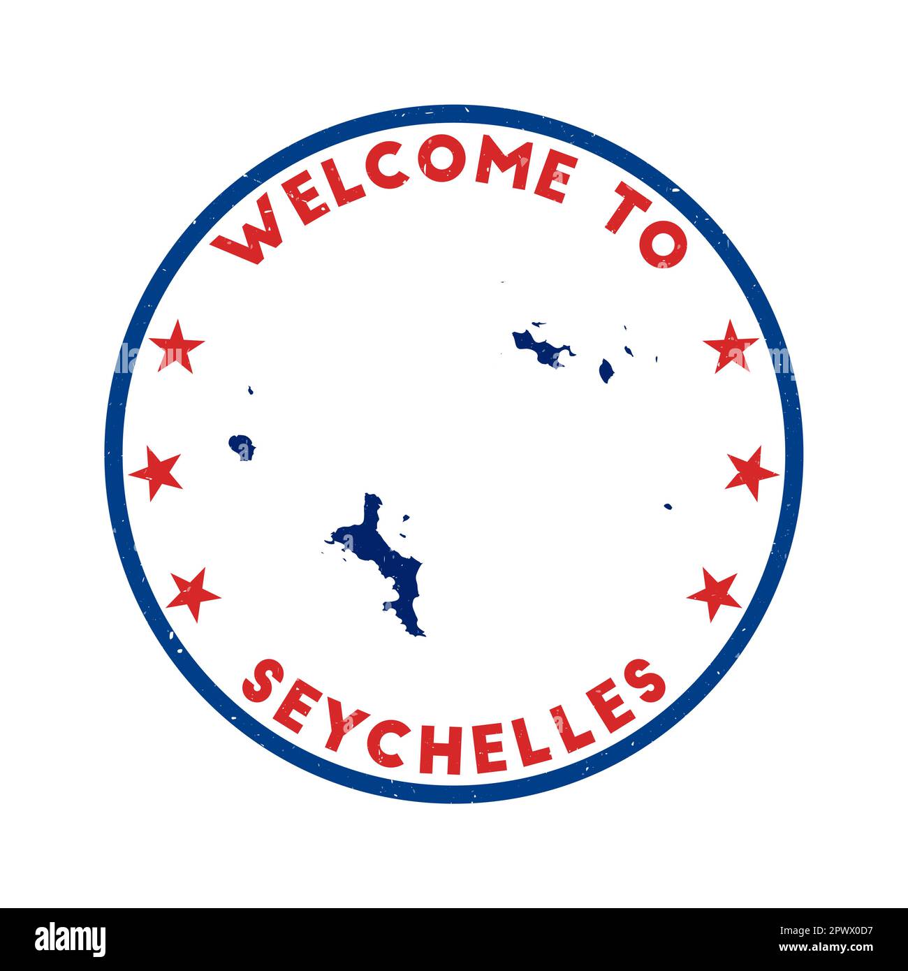 Seychelles flag icon in Stock Vector Images - Alamy
