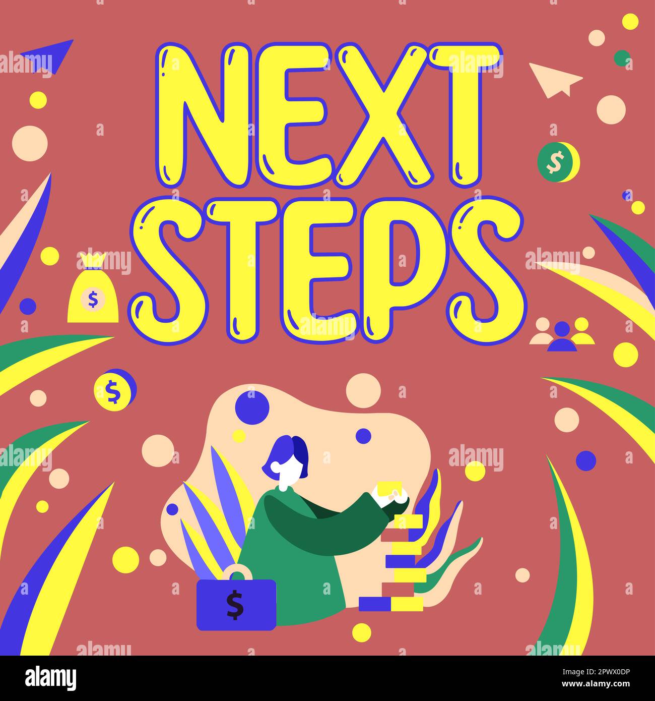 Conceptual display Next Steps, Business overview numper of process ...