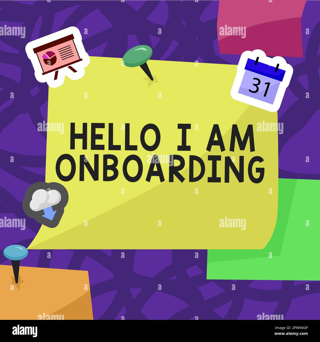 Hand writing sign Hello I Am Onboarding, Business idea Action Process ...