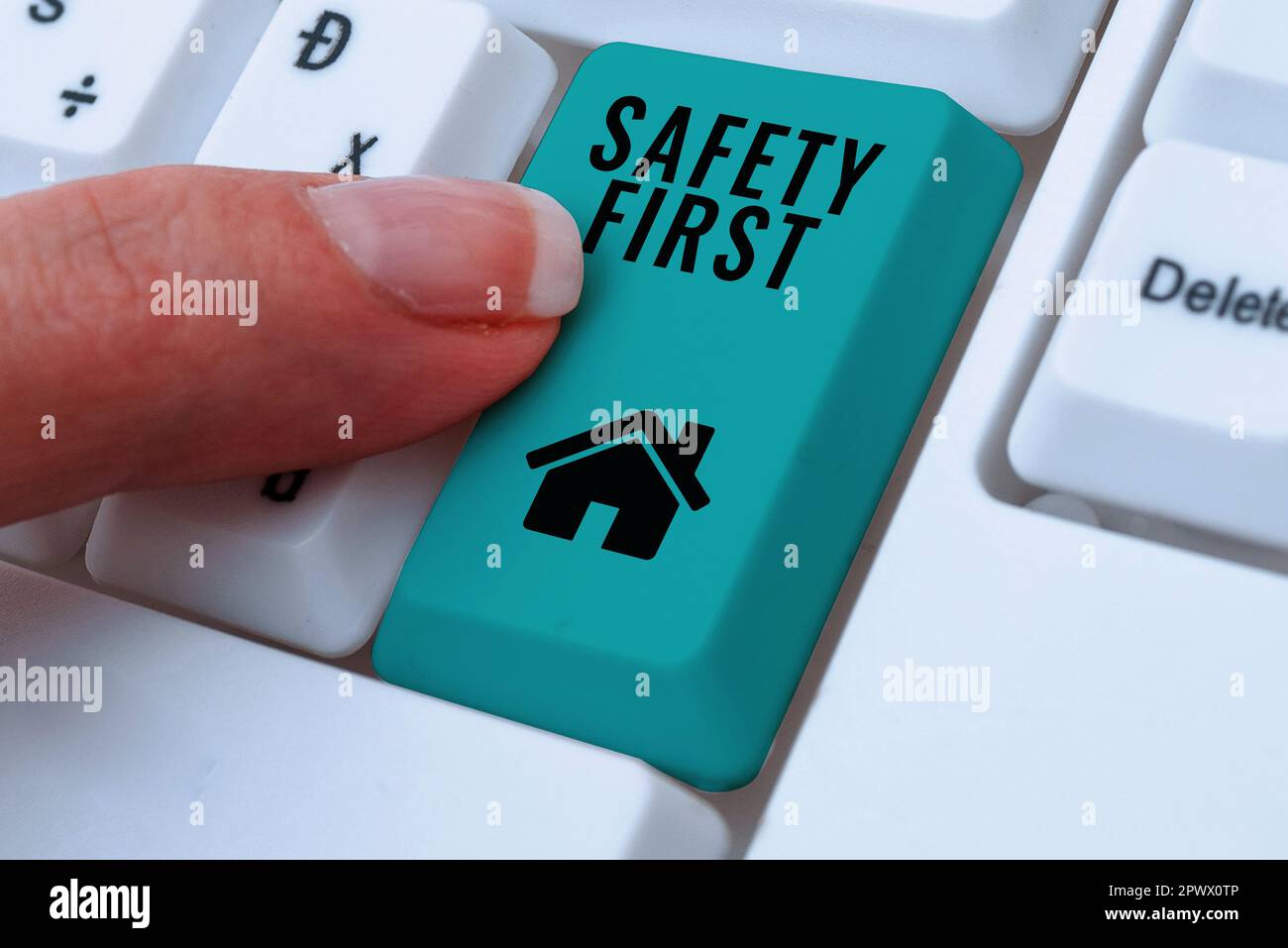 Conceptual caption Safety First, Business approach Avoid any ...