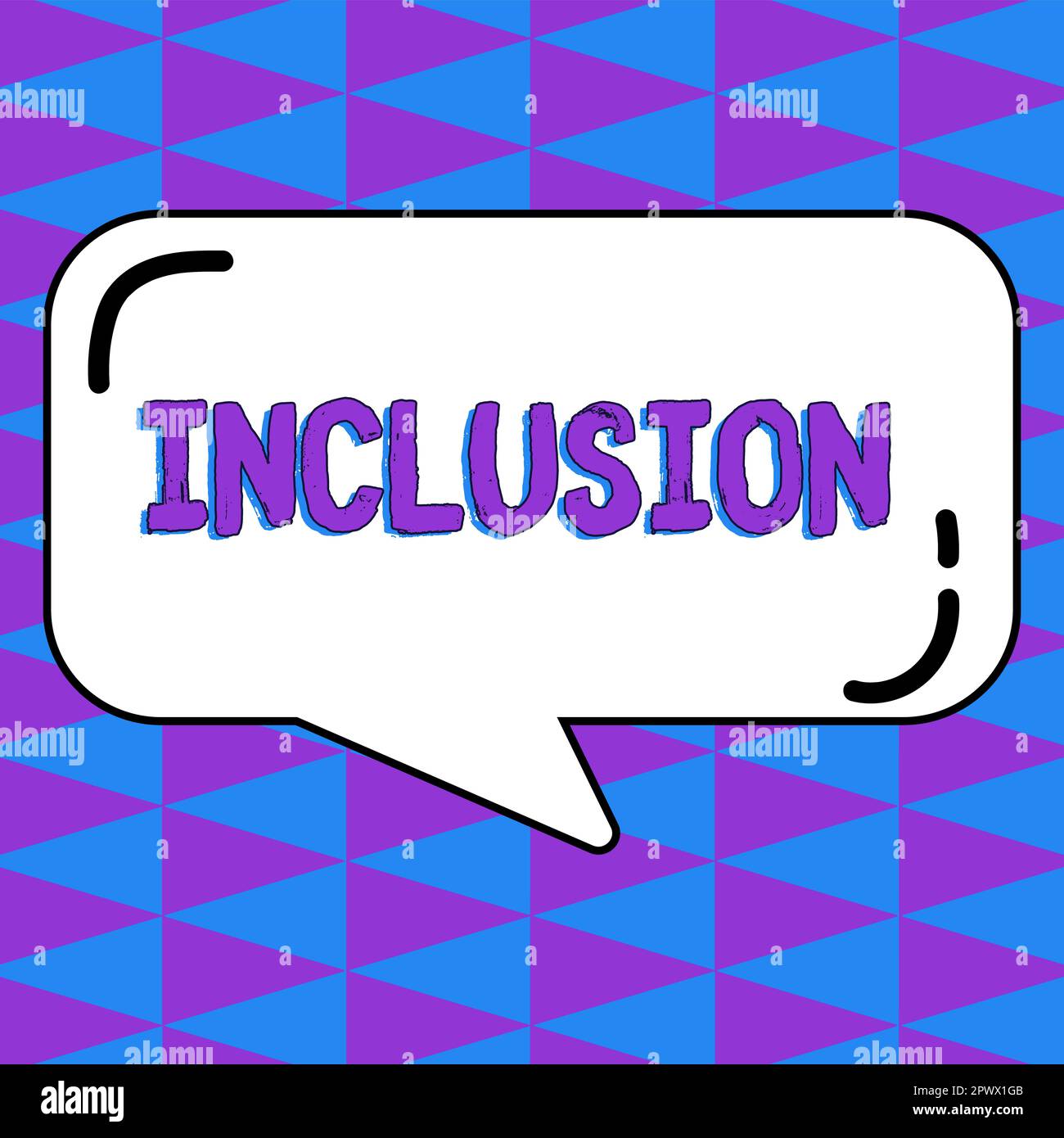 Inspiration showing sign Inclusion, Business showcase action state ...