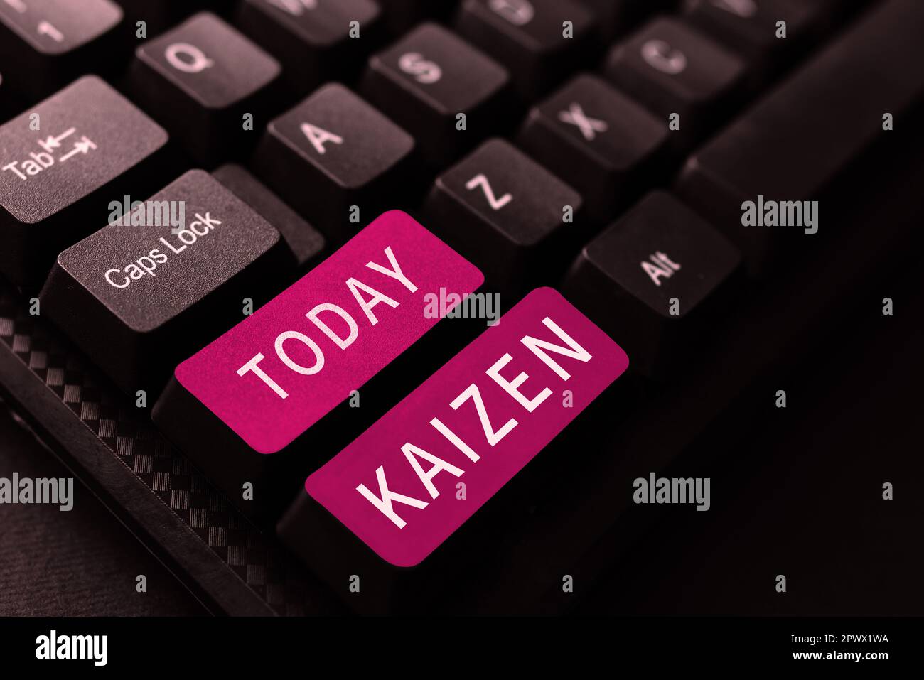 Inspiration showing sign Kaizen, Concept meaning a Japanese business ...