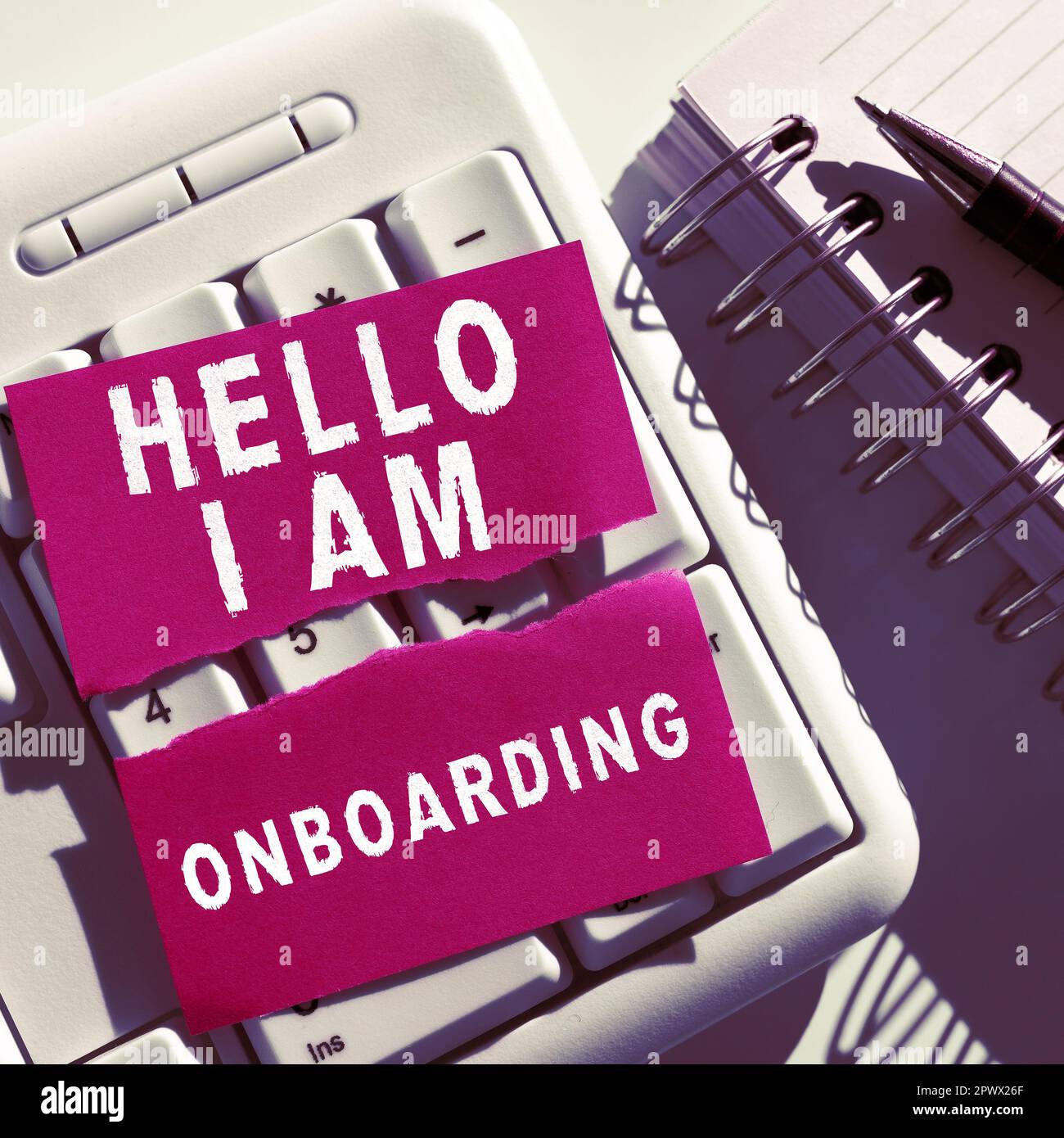 Inspiration showing sign Hello I Am Onboarding, Business concept Action Process of integrating a ...