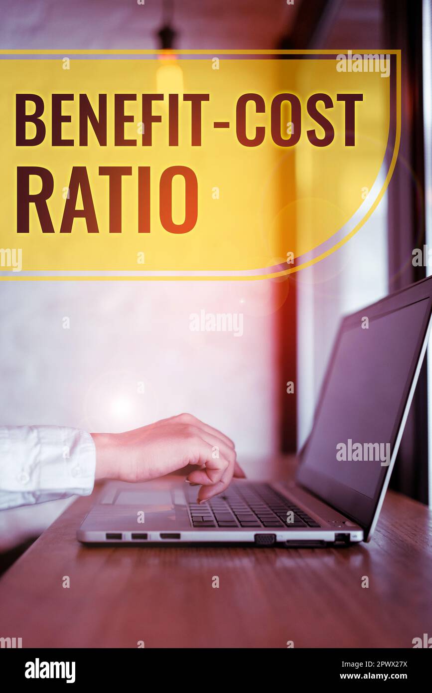 Handwriting text Benefit Cost Ratio, Concept meaning Relationship ...