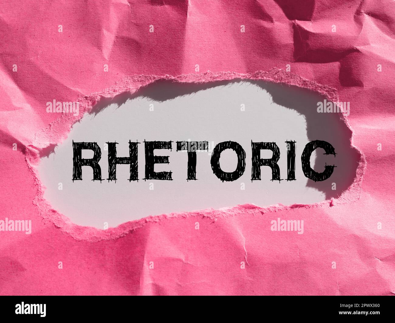 Writing displaying text Rhetoric, Business showcase study of writing or ...