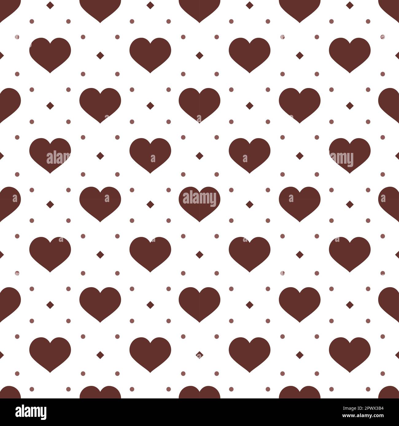 Chocolate Seamless Pattern Design with Choco Decoration in Template ...