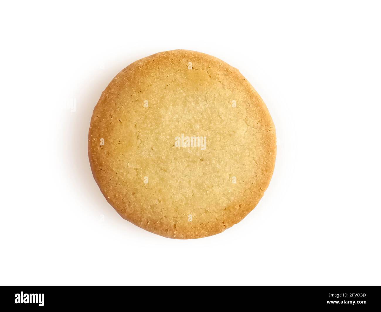 butter cookies isolated on white background Stock Photo - Alamy