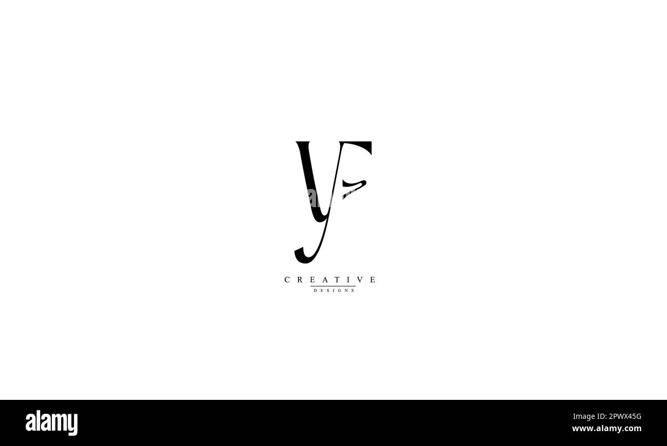 YF FY Y F abstract vector logo monogram template Stock Vector Image ...