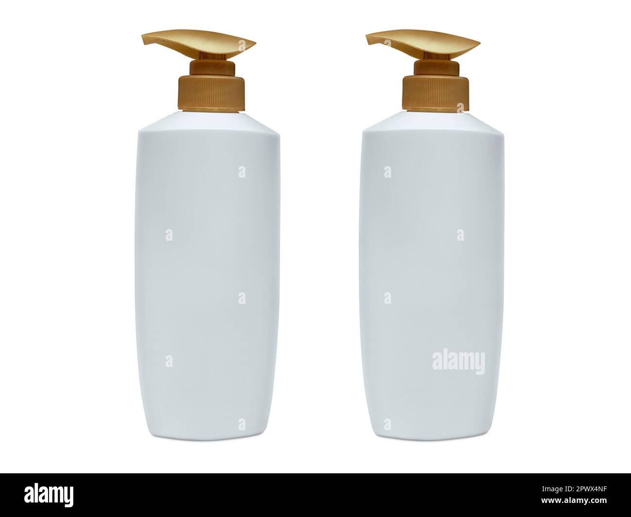 blank shampoo bottle on white isolated background Stock Photo - Alamy