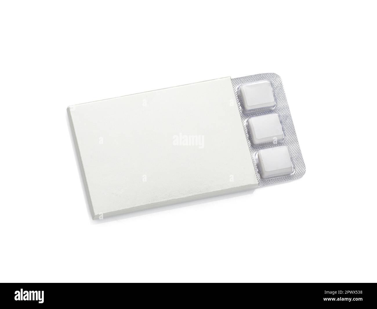 Pack of Chewing Gum isolated on white with clipping path Stock Photo ...