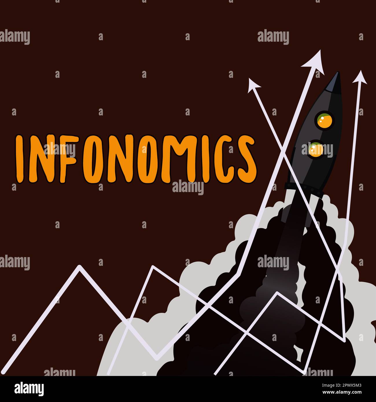 Text sign showing Infonomics, Business showcase visual image used to ...