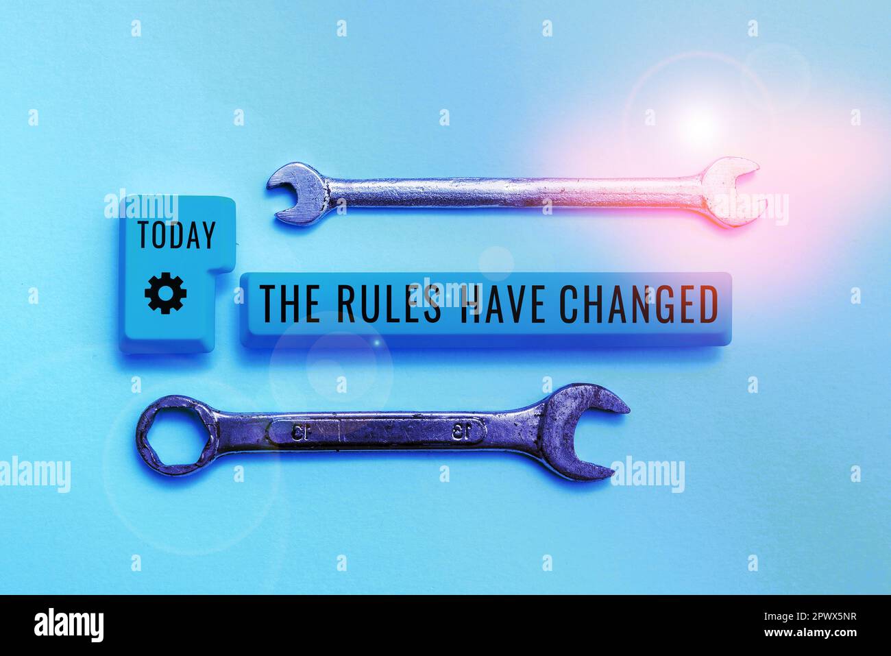 Text caption presenting The Rules Have Changed, Business idea the ...