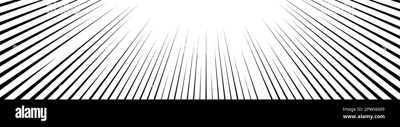 Comic book speed lines. Action lines Manga effect. Pattern of fast ...