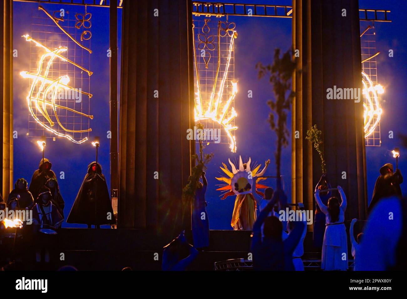 Beltane Fire Festival, Edinburgh Stock Photo - Alamy