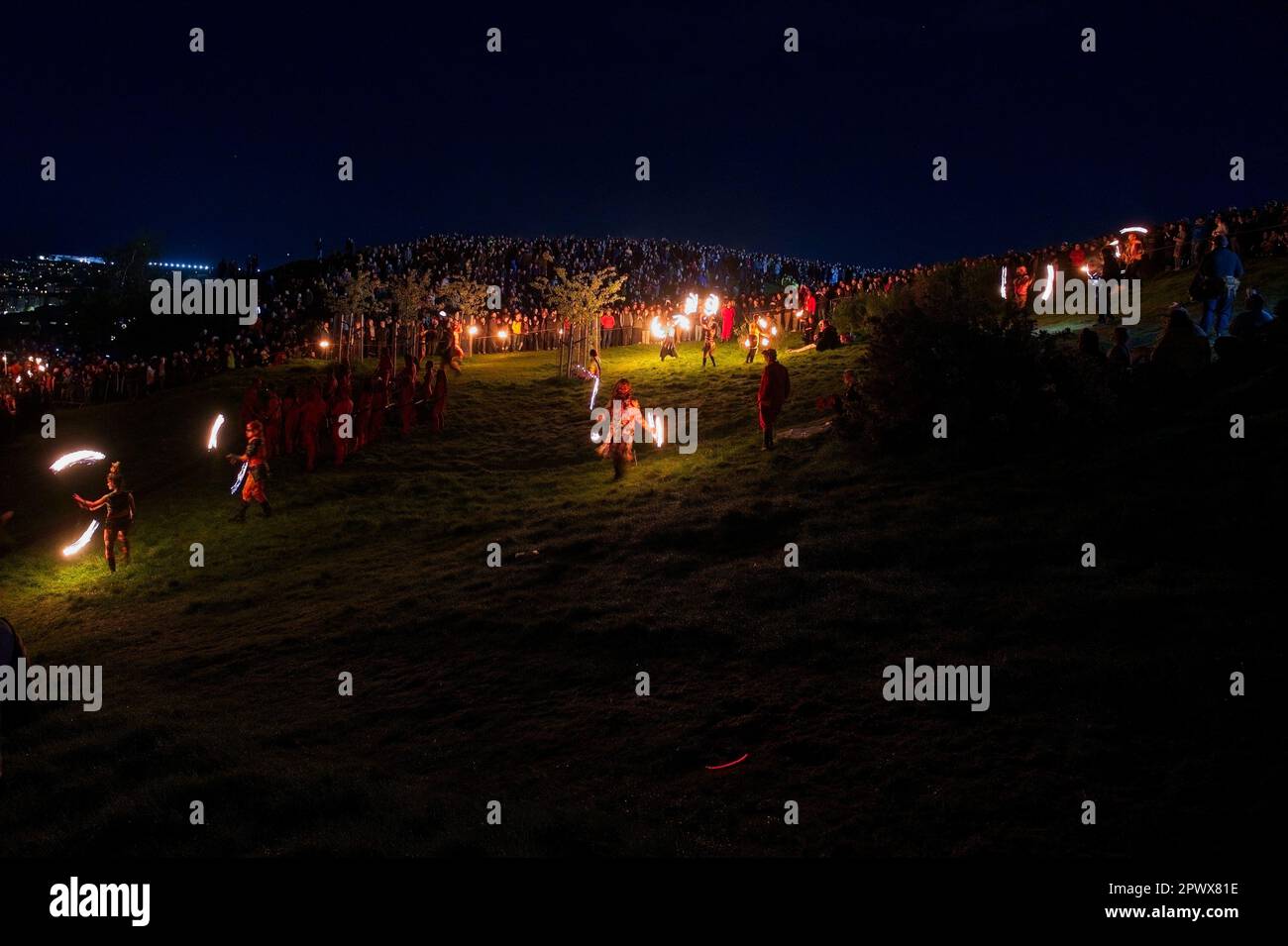 Beltane fire festival arch hi-res stock photography and images - Alamy