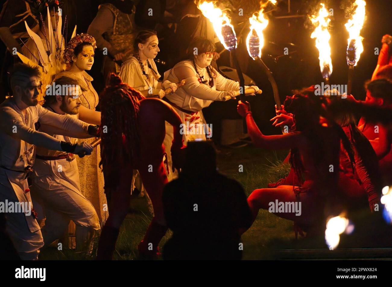 Beltane Fire Festival, Edinburgh Stock Photo - Alamy