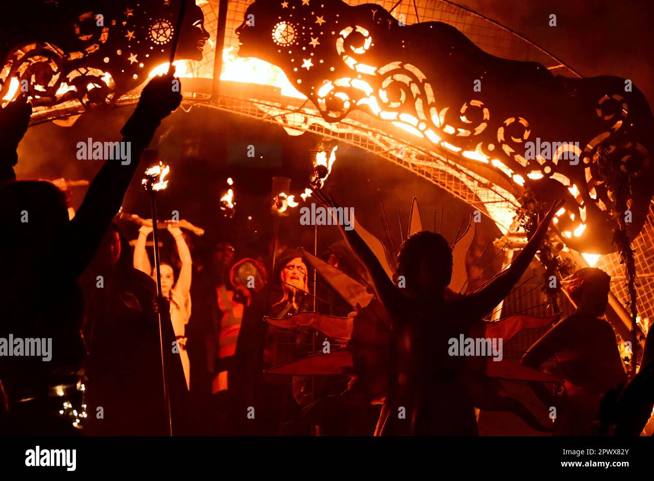 Beltane Fire Festival, Edinburgh Stock Photo - Alamy