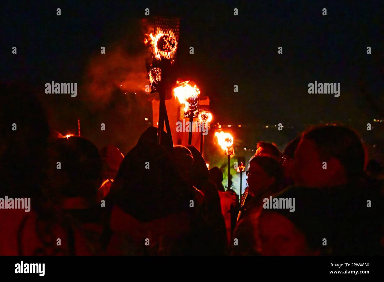 Beltane fire festival arch hi-res stock photography and images - Alamy