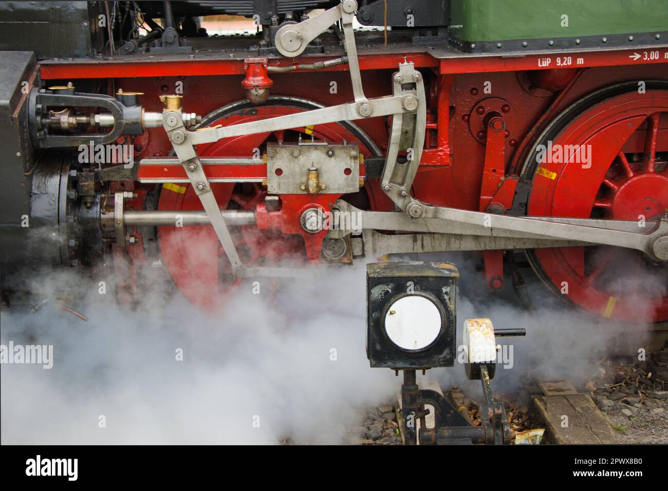 steam locomotive (Close up Stock Photo - Alamy