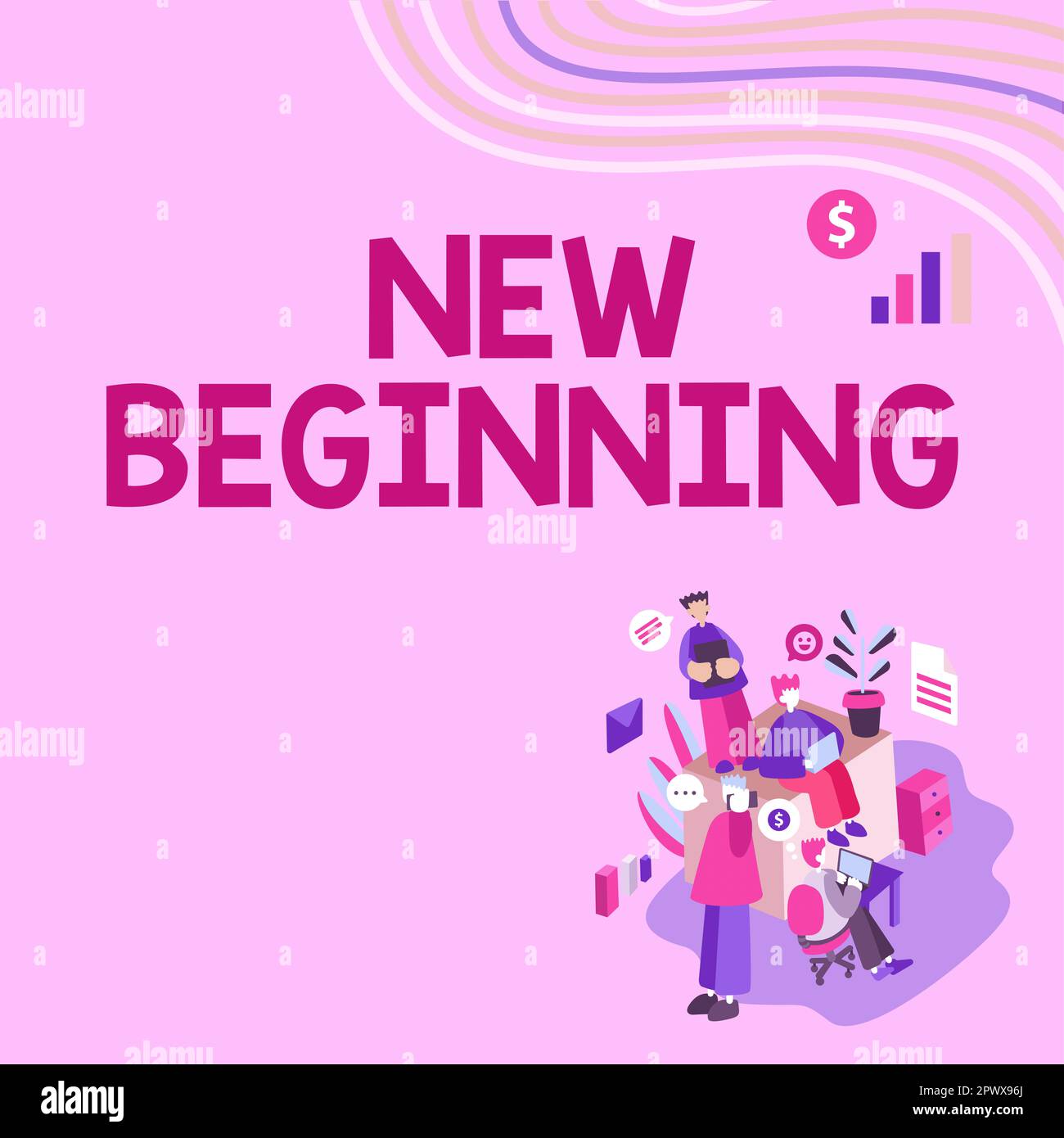 Conceptual caption New Beginning, Concept meaning Different Career or ...