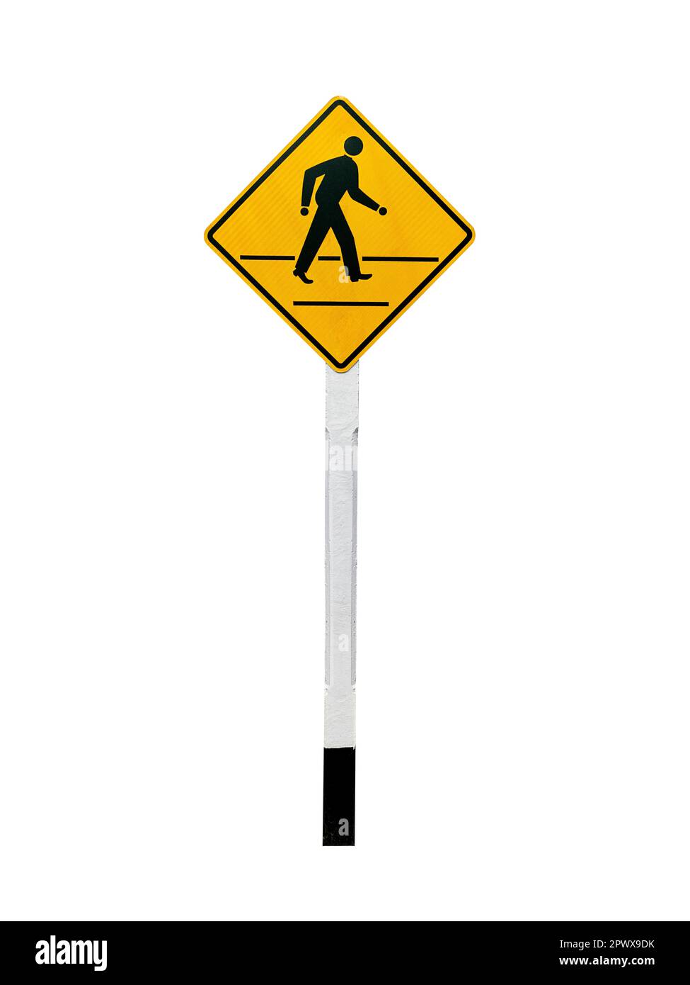 Traffic sign. pedestrian crossing Stock Photo - Alamy