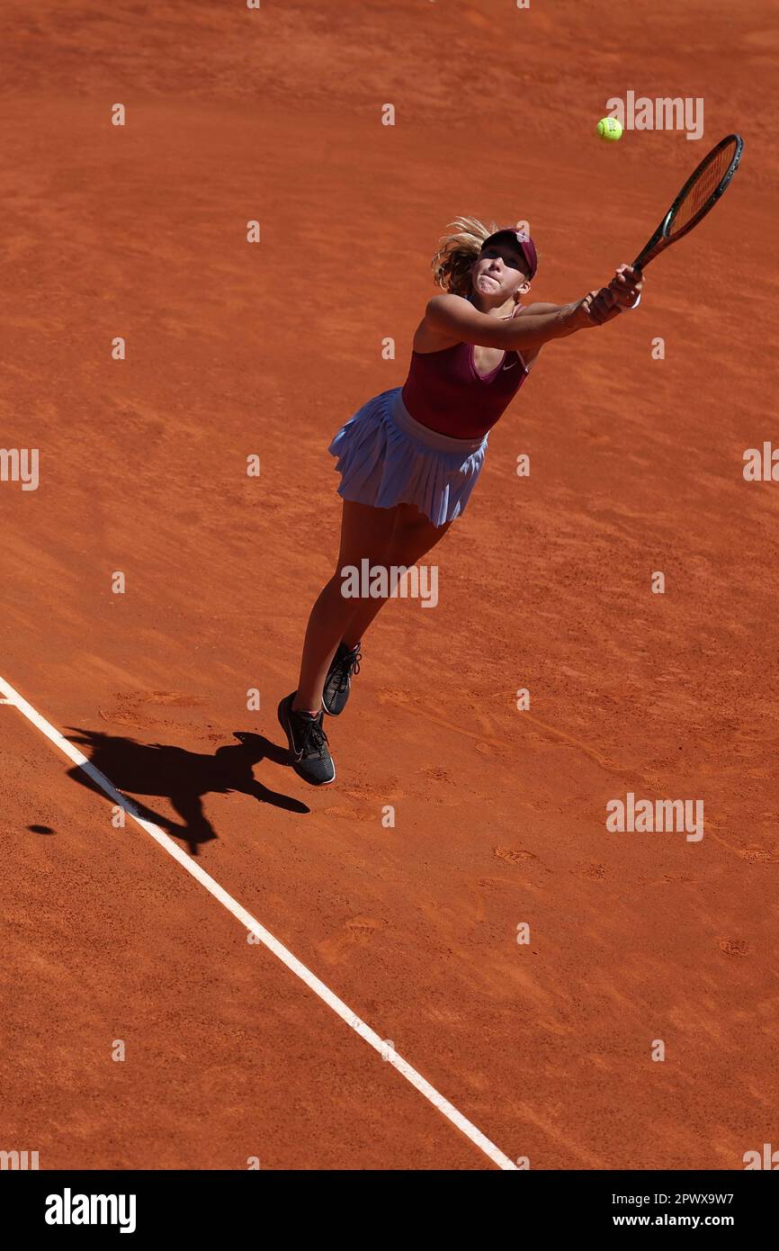 Madrid, Espagne. 01st May, 2023. Mirra Andreeva (Rus) during the Mutua ...